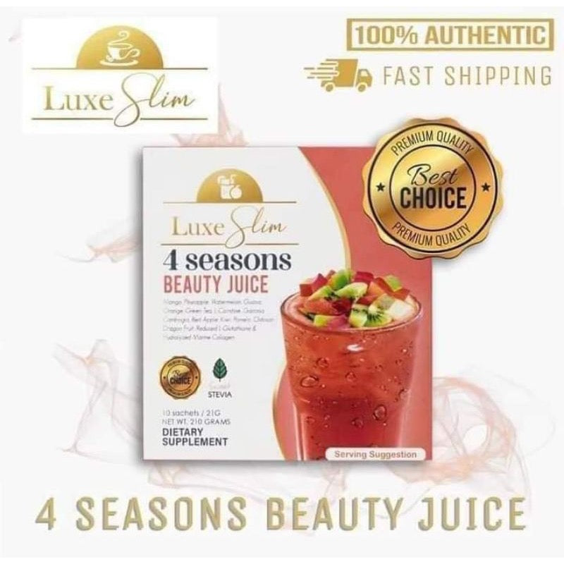 Luxe Slim - 4 season No. 1 Detox/Collagen Drink (1 Tub 500g ...